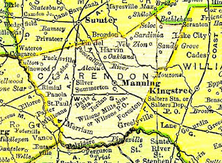 Summerton S.C. Blog: History of Clarendon County, SC: The 1800's