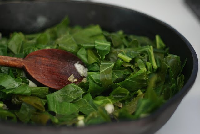 Creamy Baby Collards ~ Healthy Eating for Ordinary People