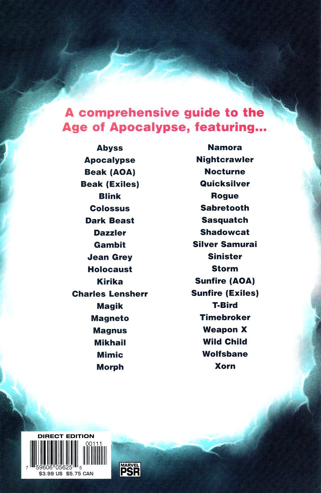 Read online Official Handbook of the Marvel Universe: X-Men Age of ...