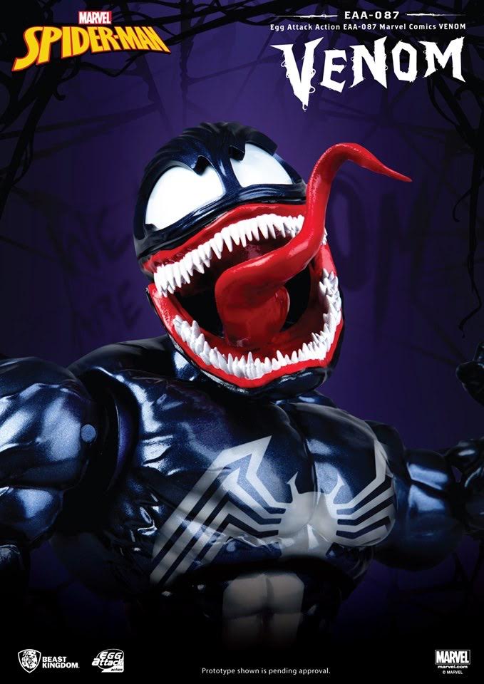 Venom chega a Beast Kingdom com sua nova peça da linha Egg Attack ...
