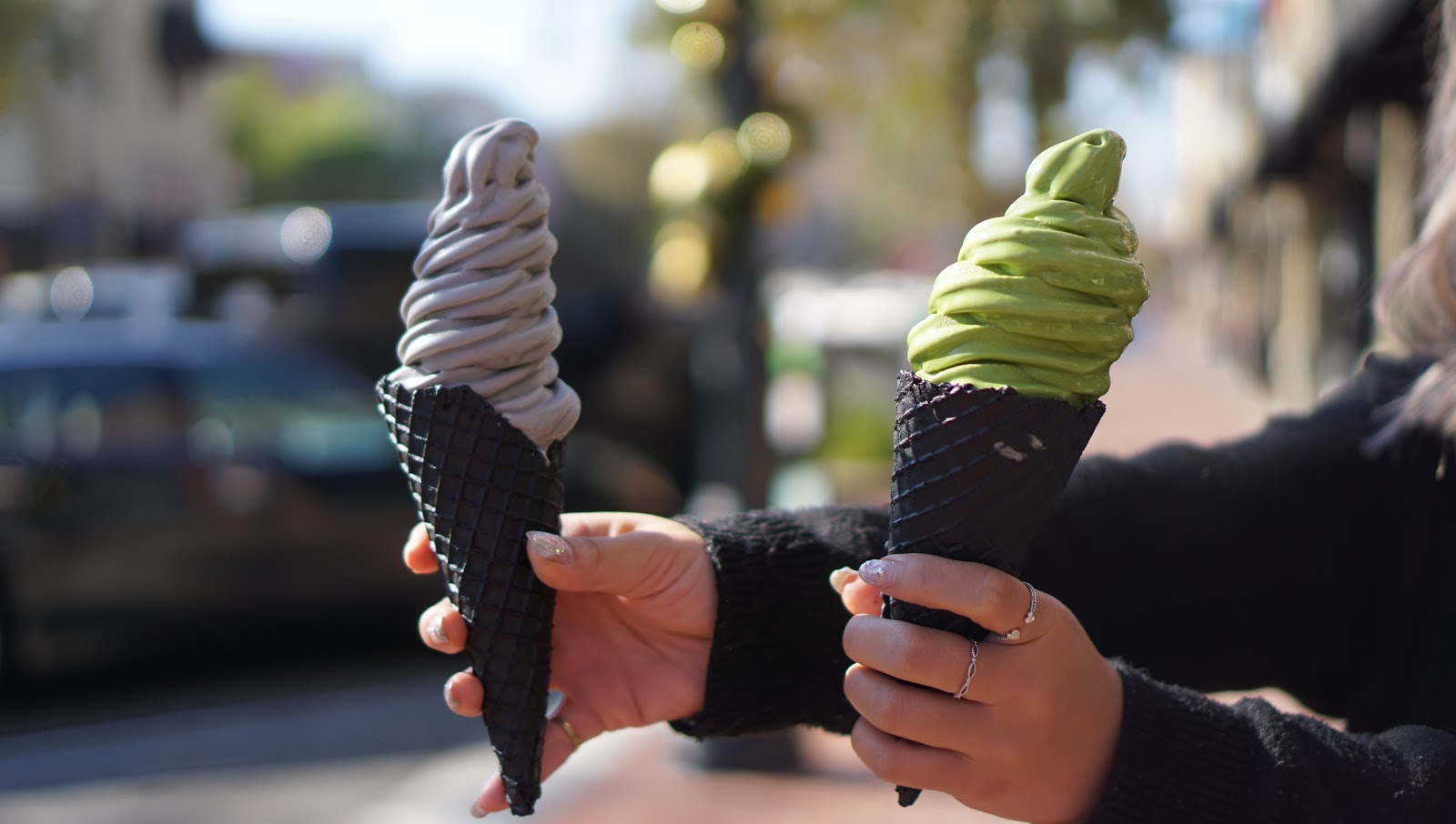 Corn, Black Sesame, and Matcha Desserts! @ Mr. Matcha - Downtown Santa Ana