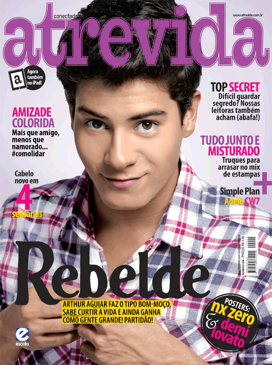 Rebelde Maniaca ::.: Arthur Aguiar estampa revista ''Atrevida''