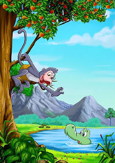 English Story Collection: #015 The Story Of Crocodile And Monkey