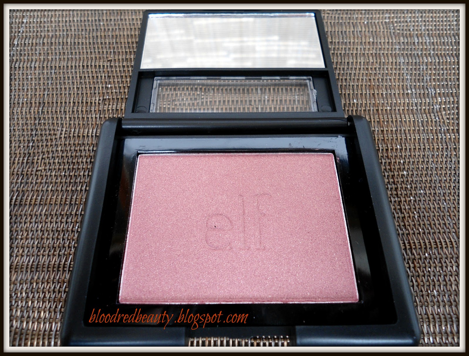 e.l.f. blush in Berry Merry | Blood Red Beauty