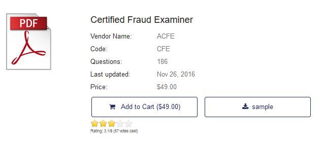 CFE Real PDF Exam Material