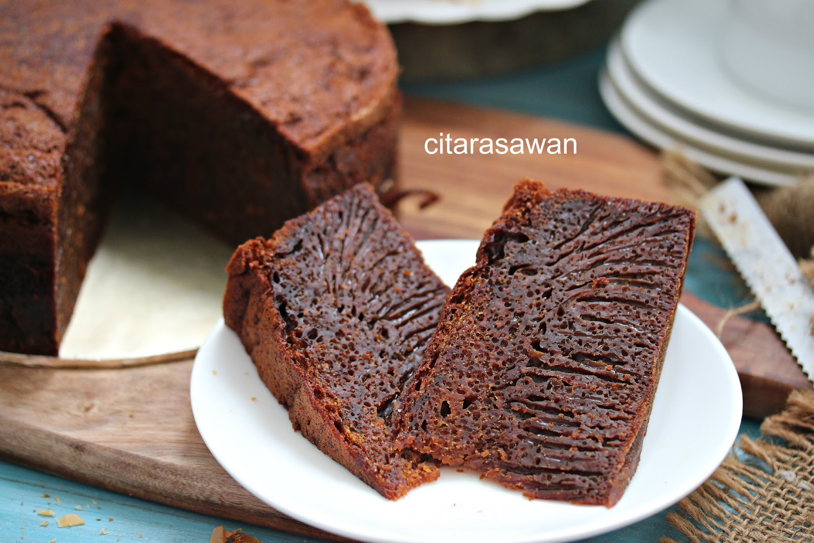 Kek Gula Hangus / Honeycomb Cake ~ Resepi Terbaik