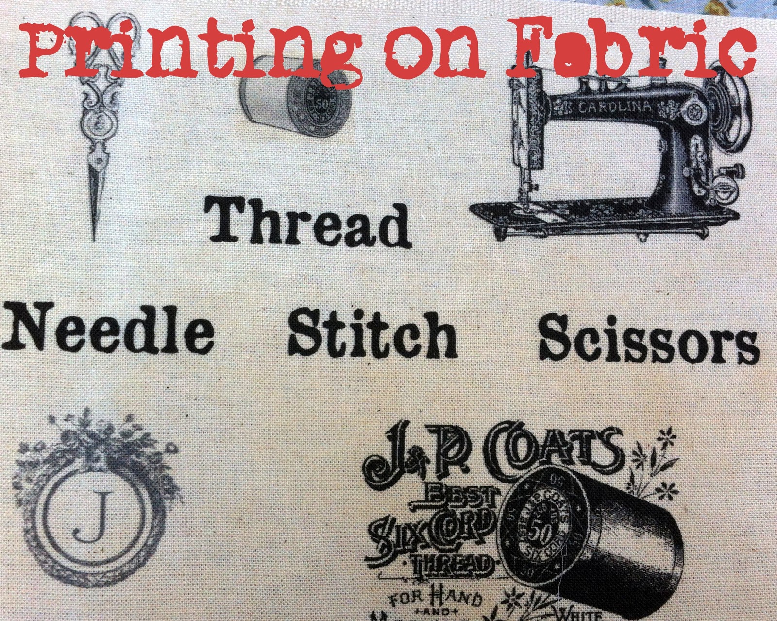 Listen To The Birds Sing: Texting.....On Fabric