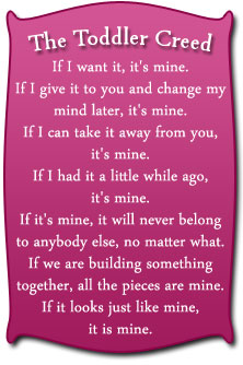 To Everything There is a Season: A Time for the Toddlers Creed