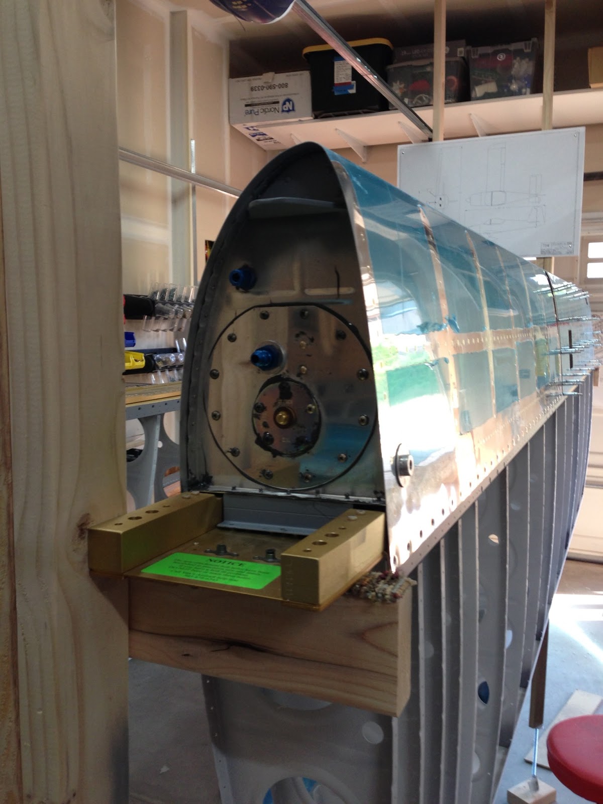 Darin's RV Blog: Right fuel tank comes together