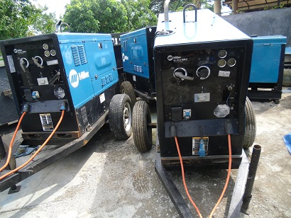 Sewa mesin las welding engine 600 ampere engine miller bigblue 600 dx ...