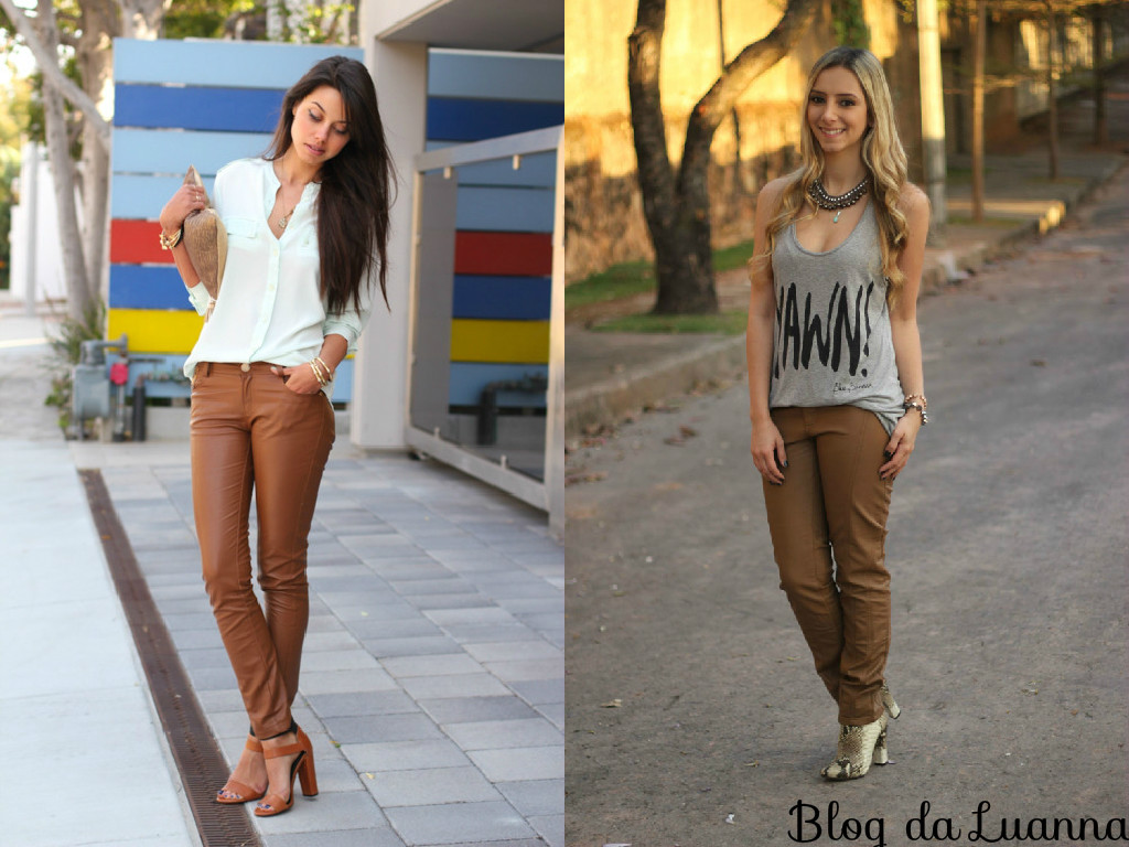 Blog da Luanna: Inspiração: Looks com a cor caramelo