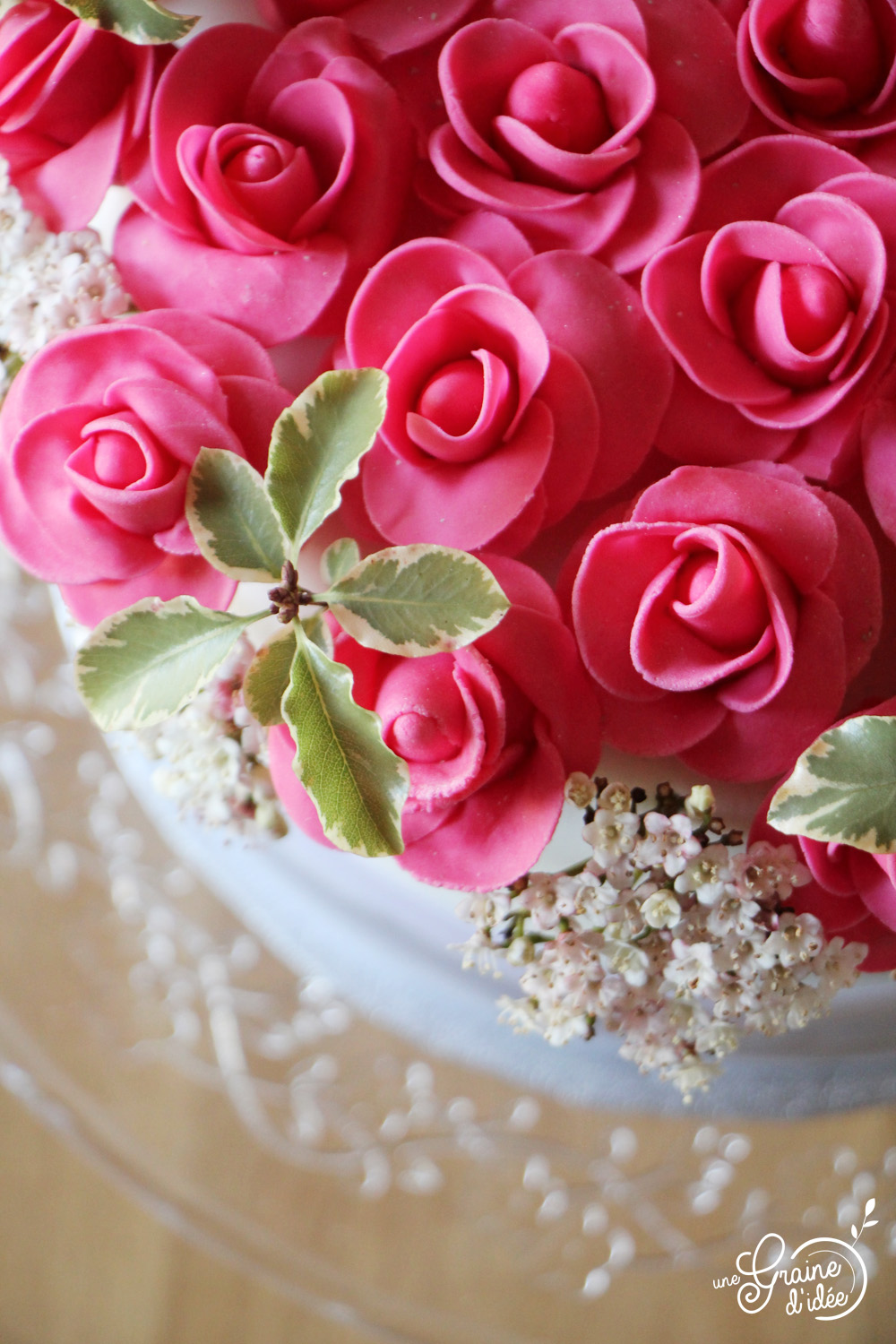 Layer Cake Bouquet de Roses | Une Graine d'Idée