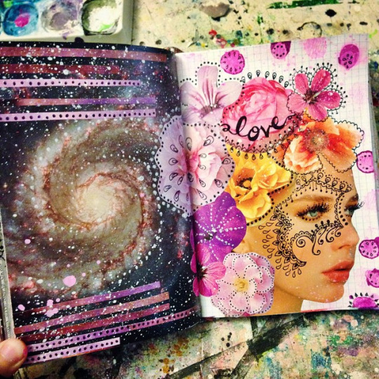 Create More Light: Art Journal Pages As of Lately