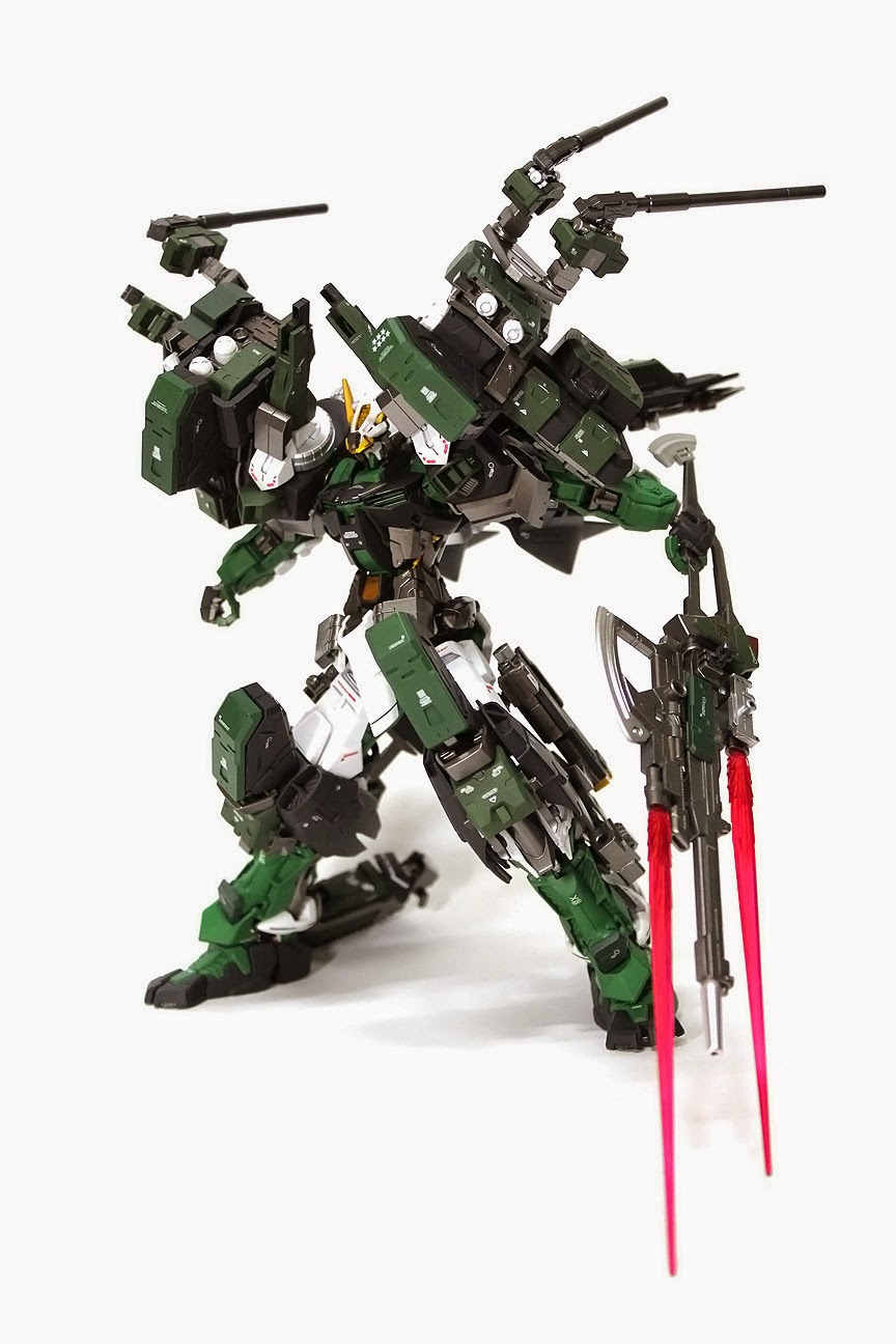 Custom Build: 1/100 Gundam Astray Green Frame 2nd Gear