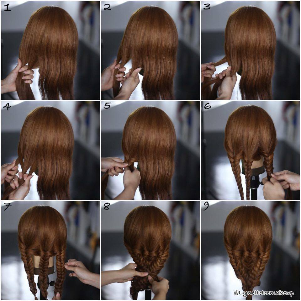 Triple Fishtail Braid Tutorial | Lynette Tee | Makeup Beauty Blog ...