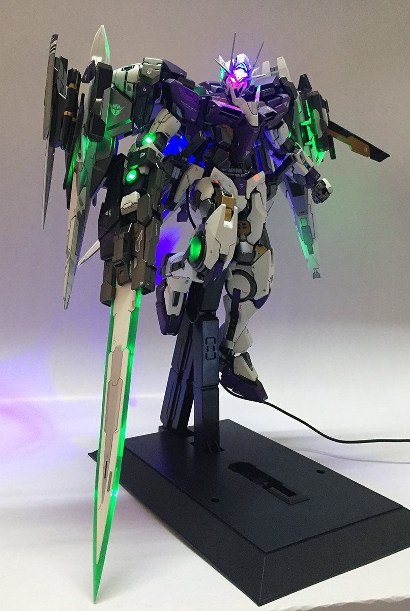 GUNDAM GUY: PG 1/60 00 Raiser - Customized Build w/ LEDs