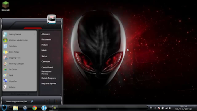 AlienWare Theme Windows 7 | Free Shop Ilmu