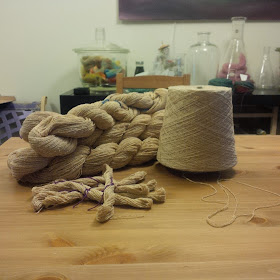 Yarn Lab: Dyeing combination fibers - Swatches!