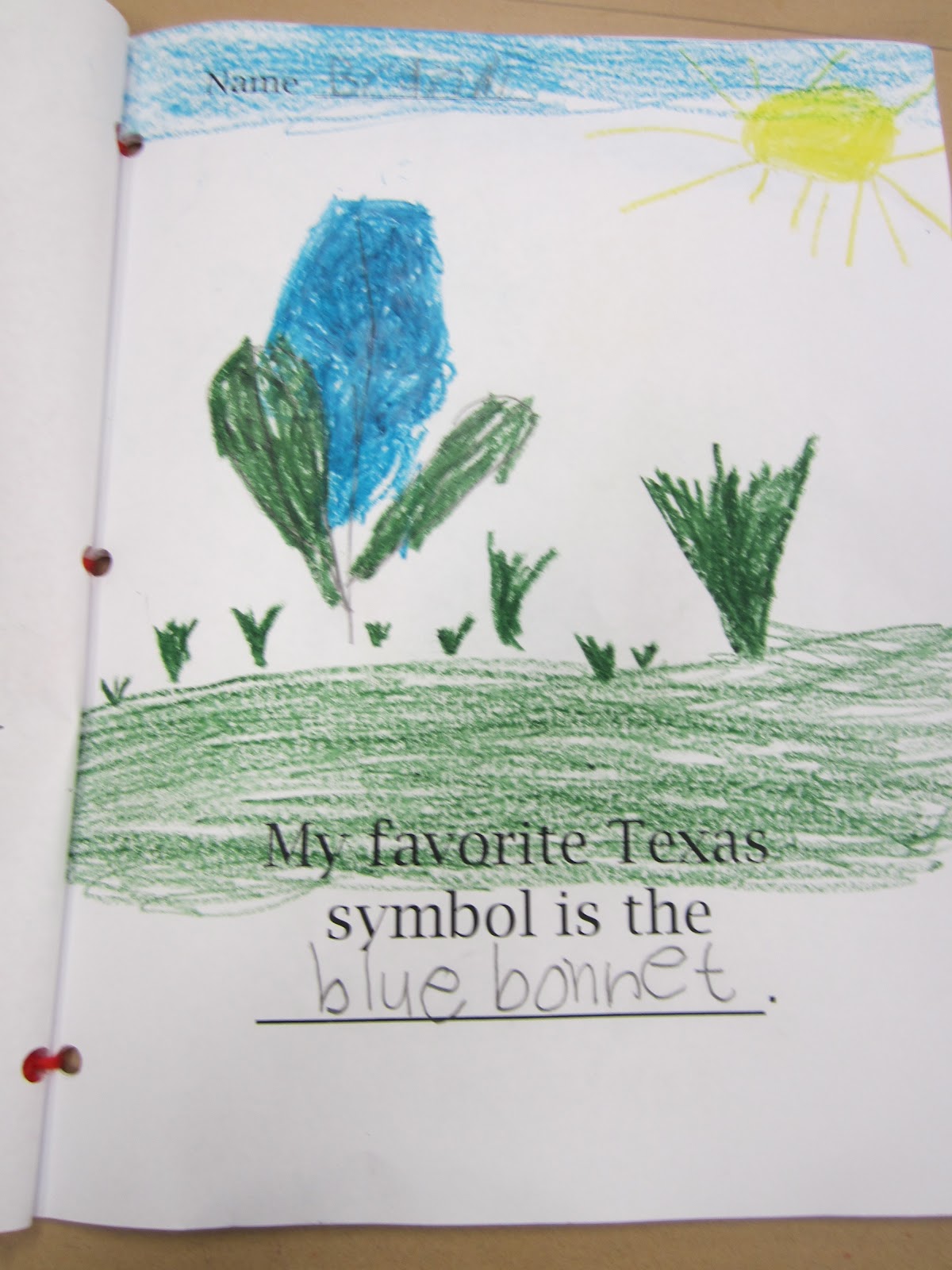 Kindergarten is "Kool": Texas Symbols