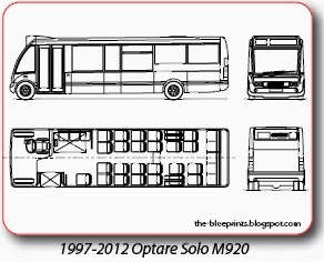 Vector Blueprints - Cars, Trucks, Busses and others: Optare - Vector ...