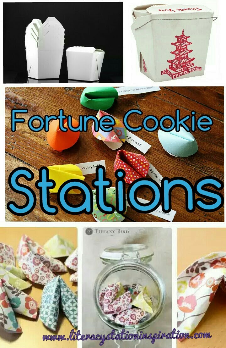 Literacy Station Inspiration: Fortune Cookie Stations