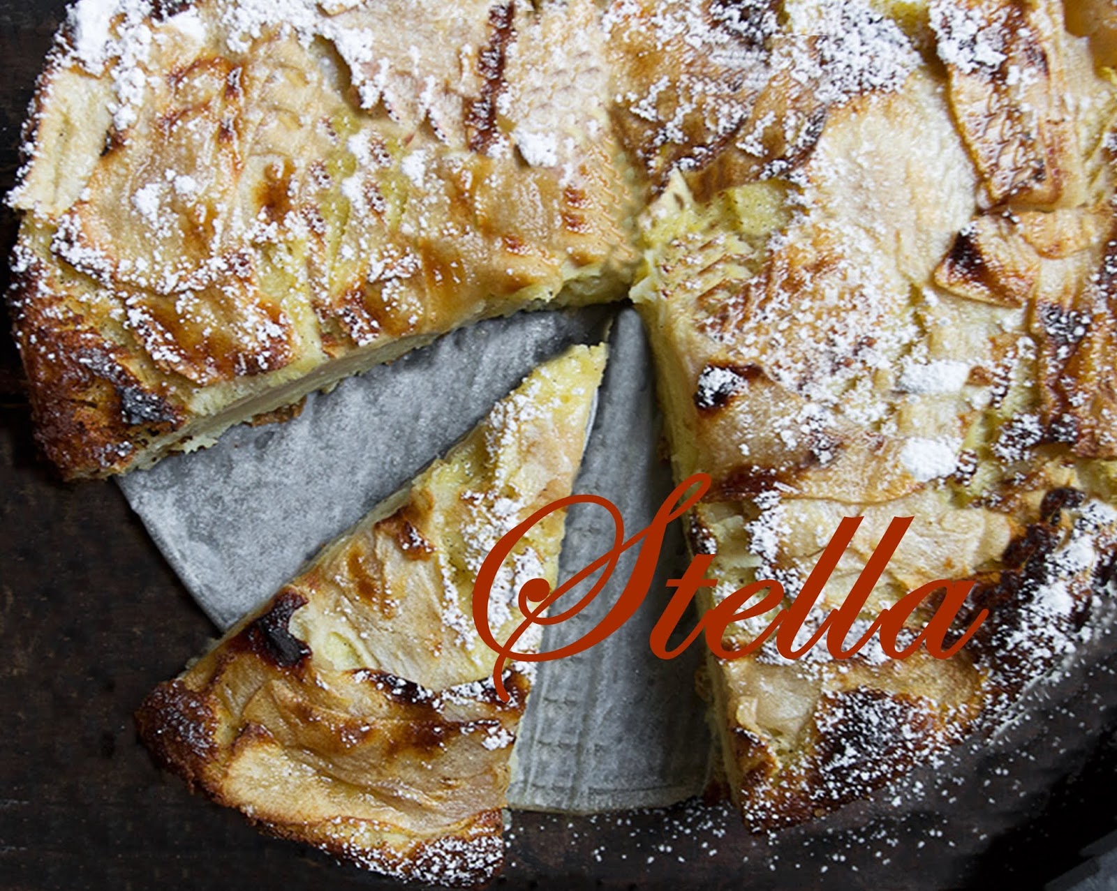 Il blog di Stella: torta invisibile di mele - Invisible apple cake