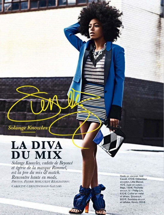 Naturally Beautiful Hair: Solange - Glamour France Magazine