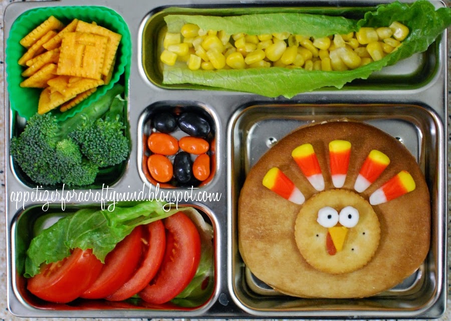 Appetizer for a Crafty Mind: Thanksgiving Themed School Lunches