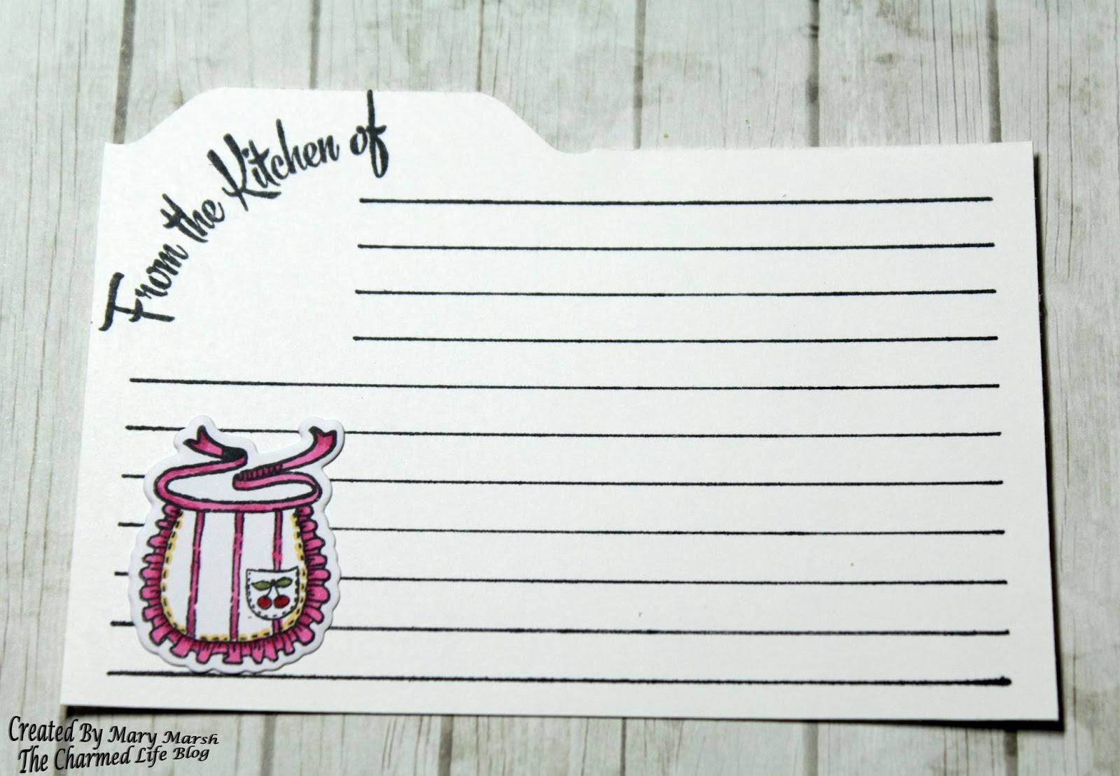 CottageCutz: Baking In the Kitchen Recipe Cards + Tutorial