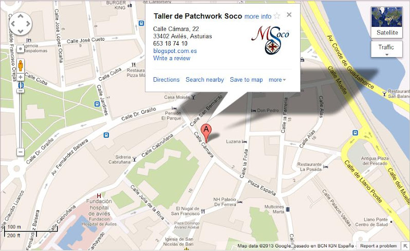 Patchwork Soco: Morralito de Sashiko