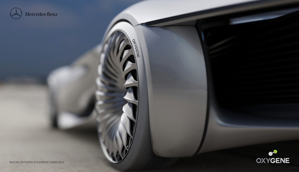 Mercedes Benz Sponsored - Oxygene Thesis 1:4 scale Model