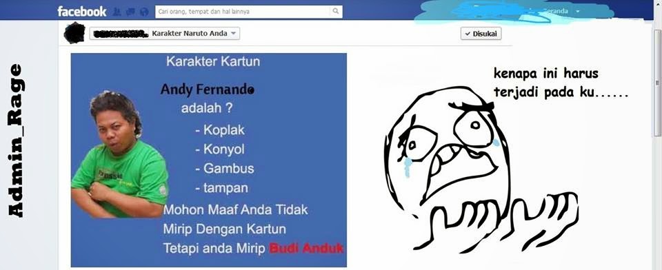 Aplikasi Karakter ( Admin Rage ) ~ Meme Comic & Rage Funny Indonesia