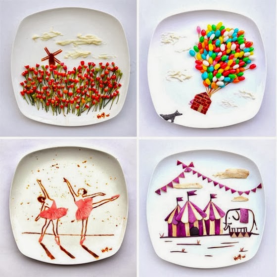 Nayh's Wonderland: Hong Yi: Arte com Comida