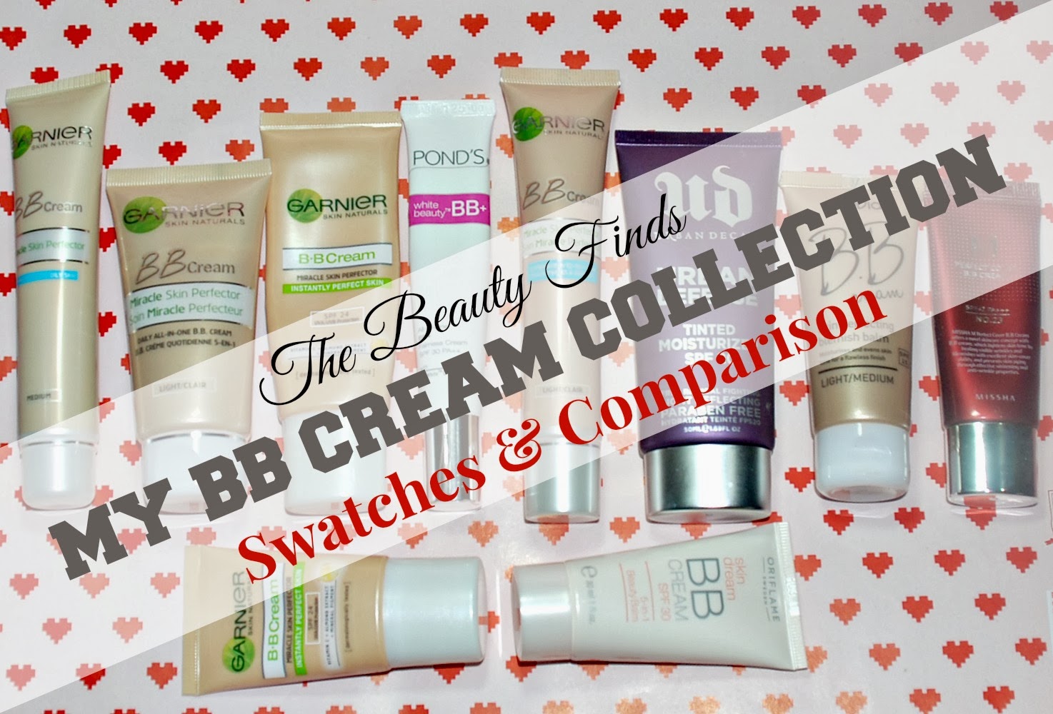 The Beauty Finds: My 10 BB Cream Collection - Swatches & Comparison