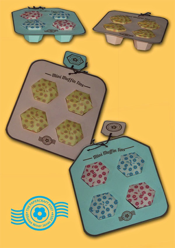 The Papercraft Post: "Mini Muffin Tin" Tutorial