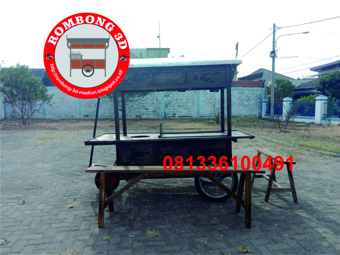 ROMBONG / GROBAK / GEROBAK 3D: ANGKRINGAN KLASIK BISA DI TARIK MOTOR