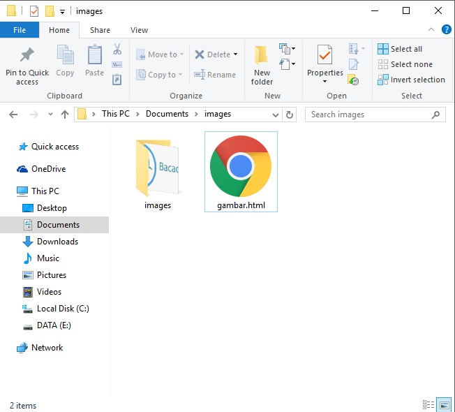 Cara Penulisan Lokasi File / Gambar di HTML - BACA CODING