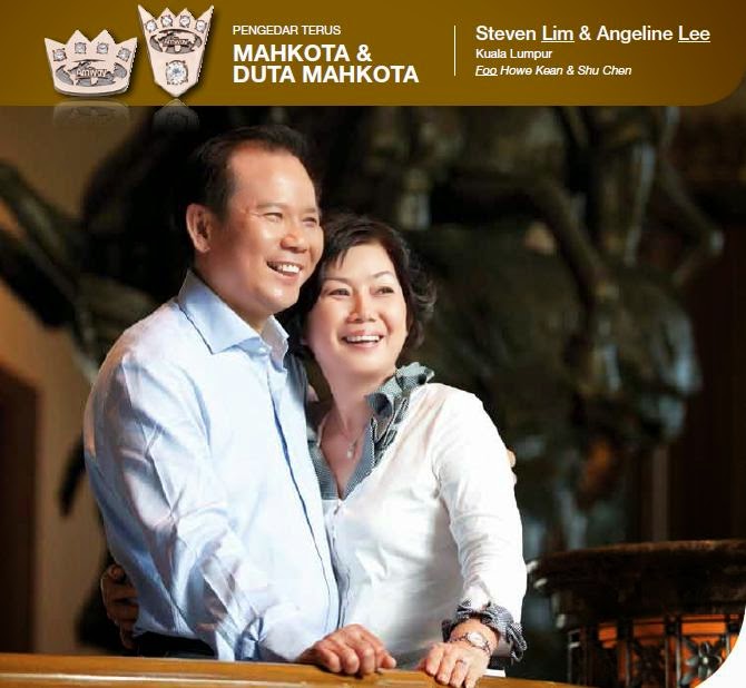 FOUNDERS CROWN AMBASSADOR STEVEN LIM DAN ANGELINE LEE ~ Catitan Kehidupan