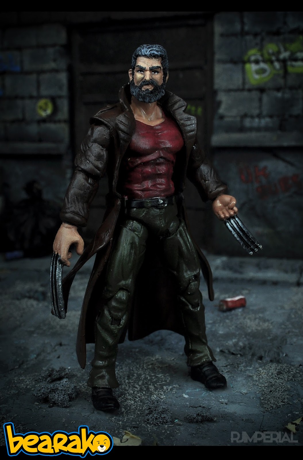 Bearako's Corner: TOY CUSTOM: Old Man Logan (Comic/Movie inspired)
