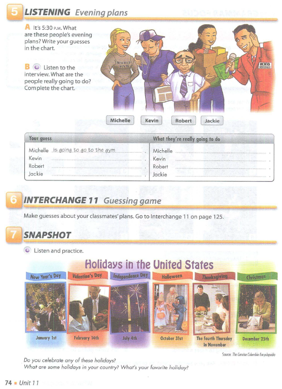 INTERCHANGE INTRO 4TH EDITION UNIT 11 WITH AUDIOS