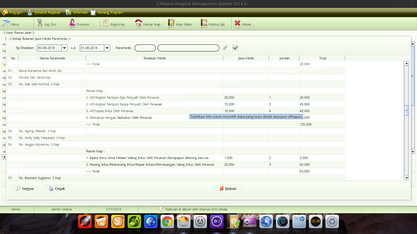 SIM RS/SIMRS/Software Rumah Sakit Khanza HMS: Fitur-fitur yang sudah ...