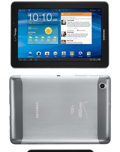 Galaxy Tab 7.7 LTE 4G Tablet Pics and Specs (Verizon) - Cdma Tech