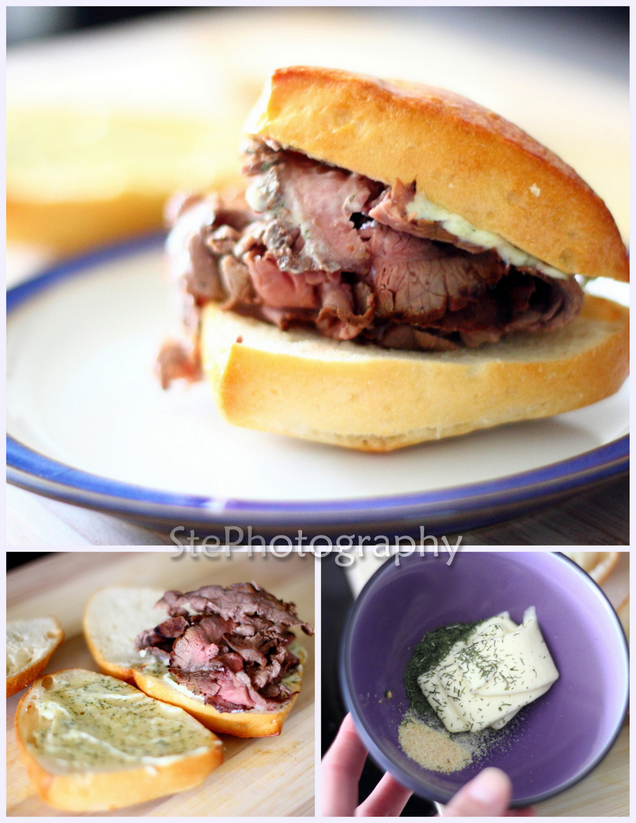 London Broil Ciabatta Sandwich