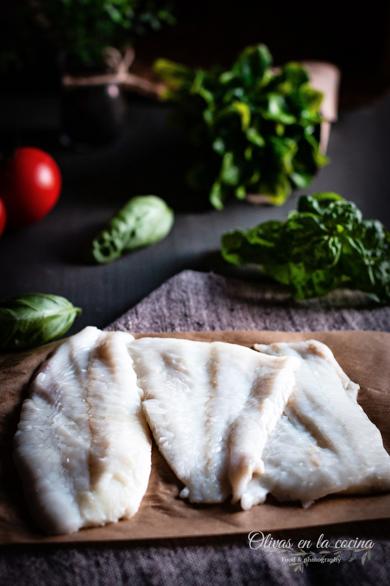 Filetes de rodaballo a la albahaca | Olivas en la cocina