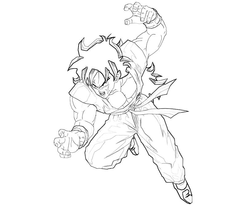 Yamcha Coloring Pages Coloring Pages