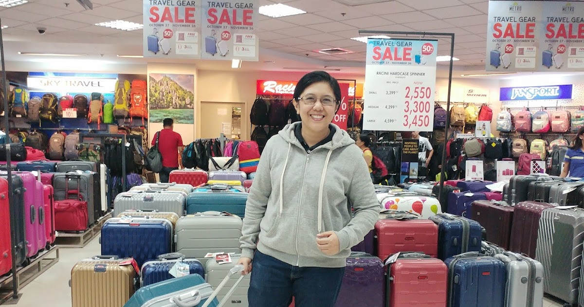 How to Choose Your Luggage at the Travel Gear Sale of Metro Department ...