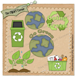 The Clipart Corner: Go Green Clip Art