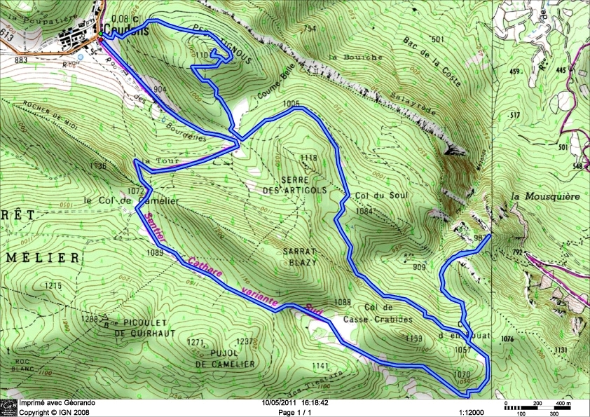 Batitour: Le sentier du Belvédère de La Mousquière