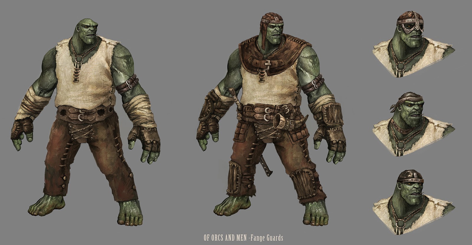 DARK 'n' BADASS: Of Orcs and Men - Character Designs