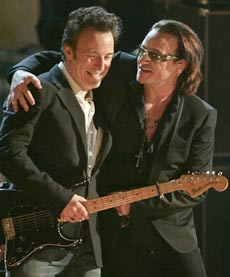DUNA-MUSICA Y VIDEOS ..: U2 - Bono and Bruce Springsteen - Because. DOS ...